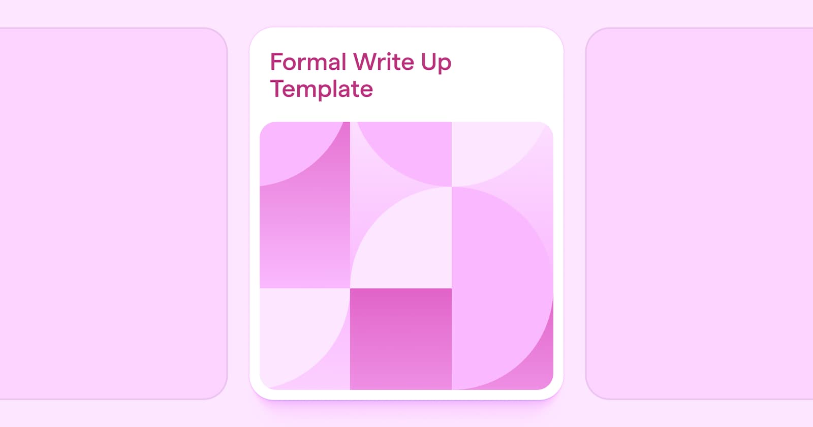 Formal Write-up Template | Template | Lattice